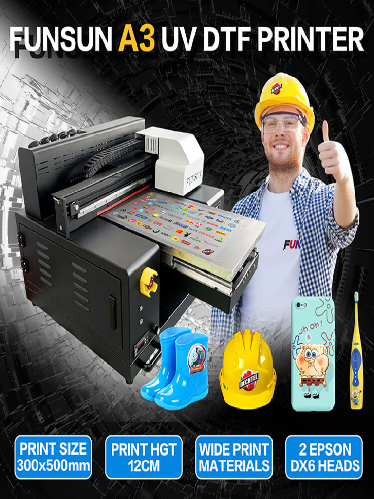 Funsun A3 UV DTF Printer | PDF