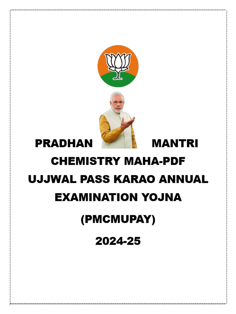 Pradhan Mantri Chemistry Maha | PDF | Chemistry | Chemical Bond