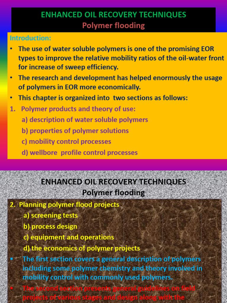 EOR-III | PDF | Polymers | Enhanced Oil Recovery