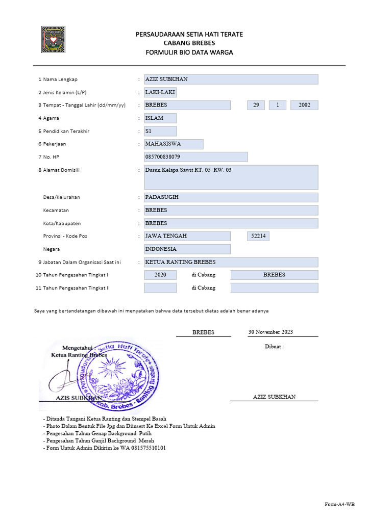 KTA azis subkhan | PDF