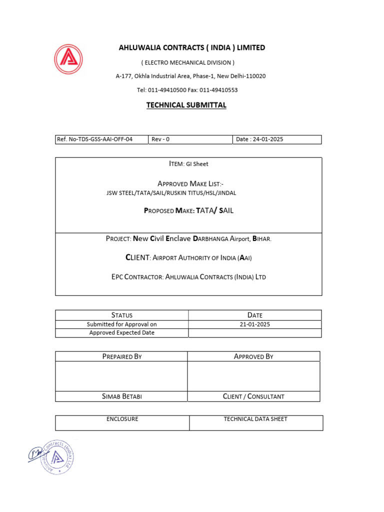 4. TDS- GI SHEET | PDF | Galvanization | Metallurgy