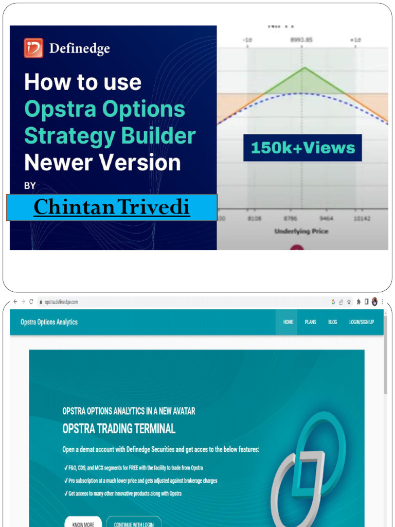 How To Build A Strategy in Opstra-12 | PDF