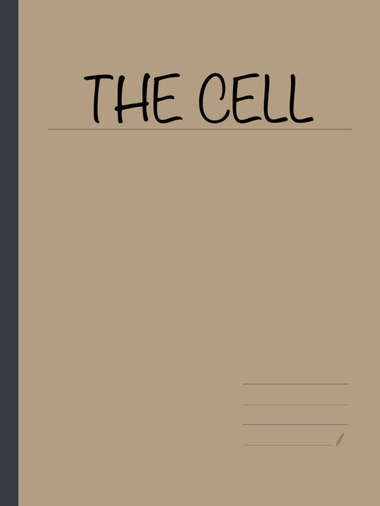 The Cell Summary | PDF | Cell (Biology) | Ribosome
