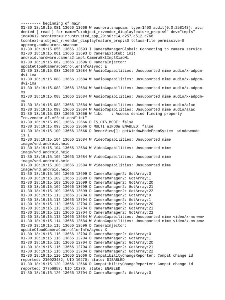 Log Cat 1738250355018 | PDF | Computer Programming | Software