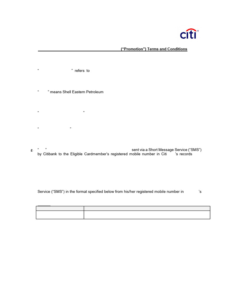 Citibank Shell 40 voucherLnC | PDF | Credit Card | Private Law