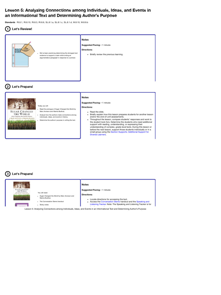Lesson 5_ Analyzing Connections among Individuals, Ideas, and Events in ...