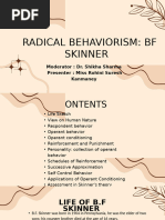 Behaviourism Theory by B.F Skinner PDF | PDF | Reinforcement | Behaviorism