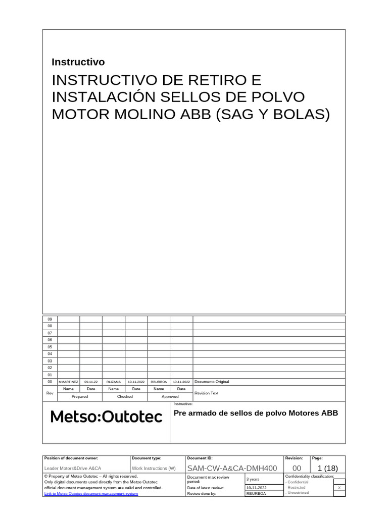 Instructivo de Instalación Sellos ABB | PDF
