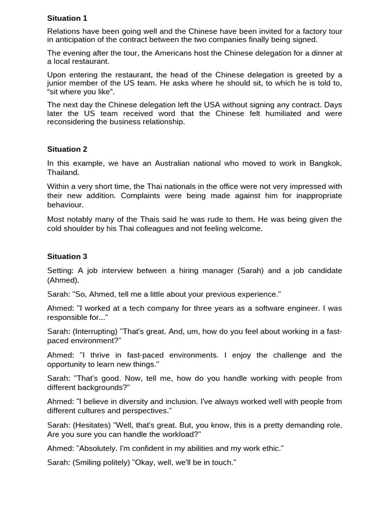 Cross-Cultural Communication Challenges | PDF | Social Psychology