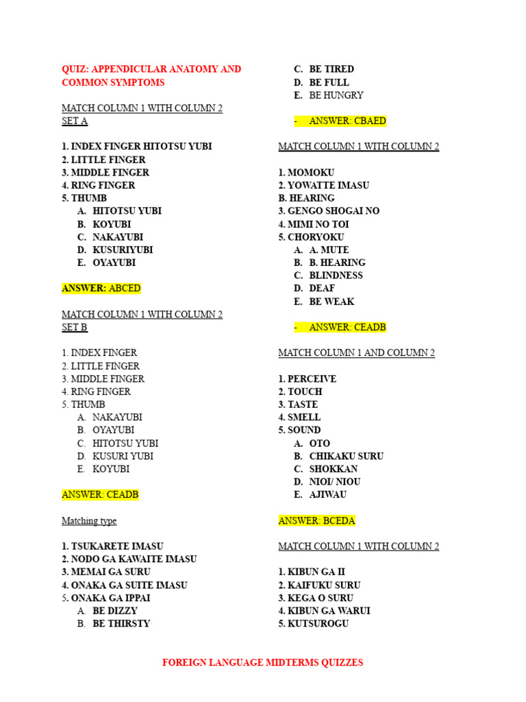 LANG-COMPILED-QUIZZES | PDF | Qualifications | Evaluation Methods