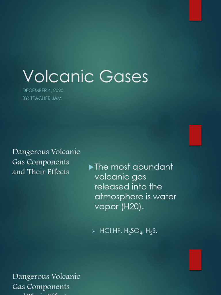 Volcanic Gas Types and Hazards | PDF
