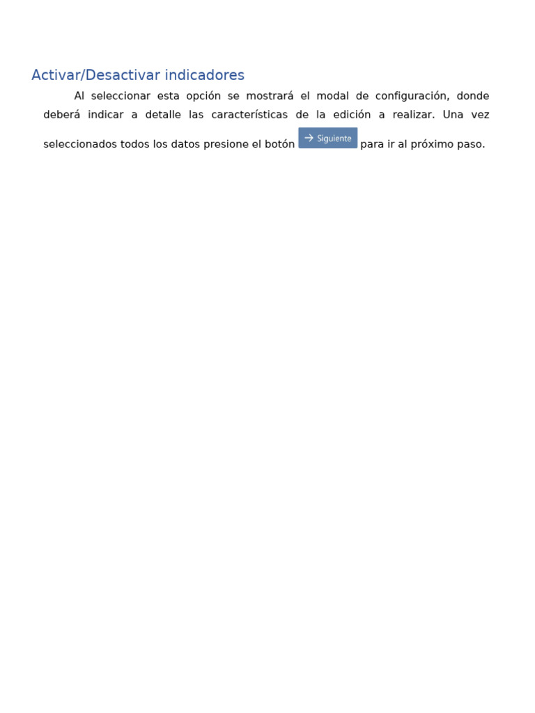 Activar Desactivar Indicadores | PDF | Archivo de computadora | Informática