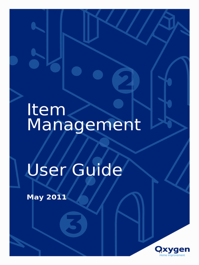 Item Management - User Guide April 2011 DRAFT | PDF | Software | Computing