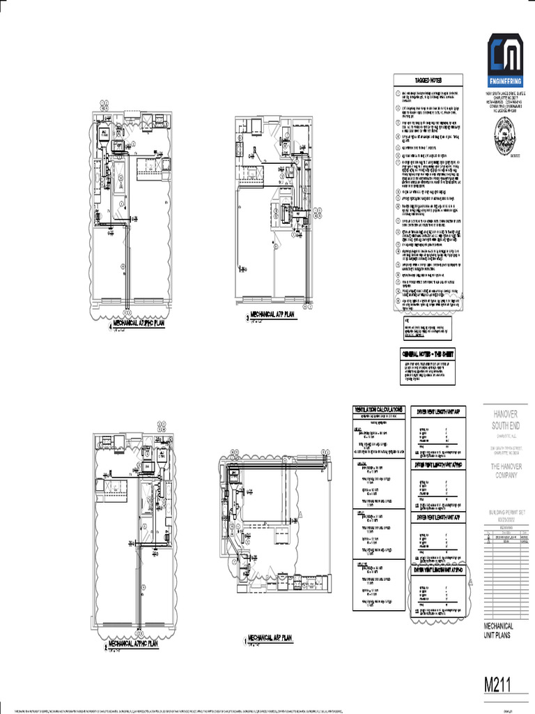Mechanical Unit Plans m211 | PDF