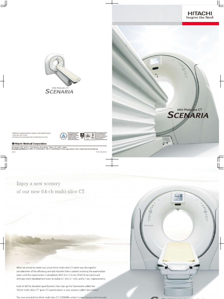 Hitachi Scenaria Cardiac CT 128 Slice | PDF