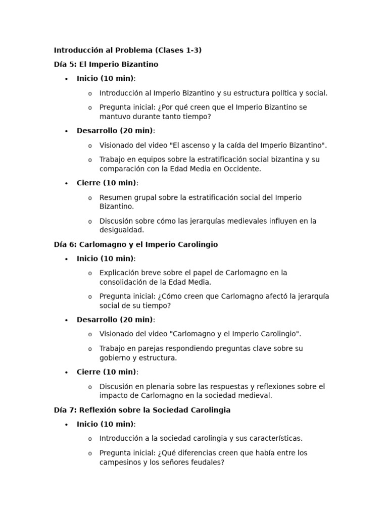Introducción Al Problema | PDF | Edades medias | Carlomagno