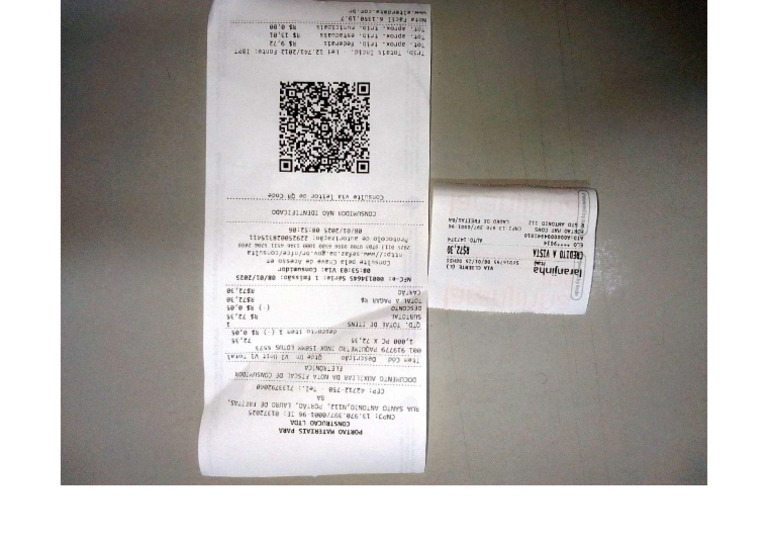 RECIBO PORTAO MAT | PDF