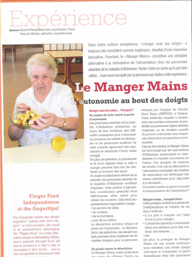 Le manger main 2 | PDF