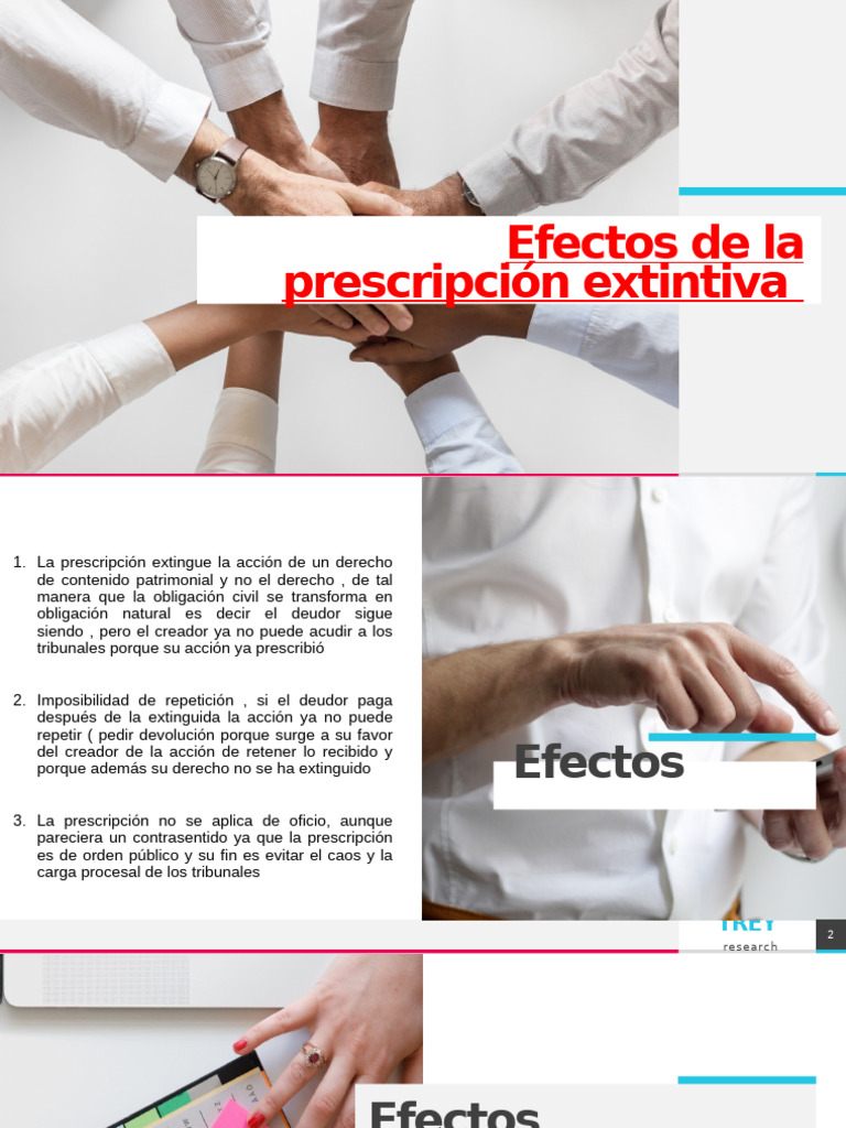 Efectos de La Prescripción Extintiva | PDF