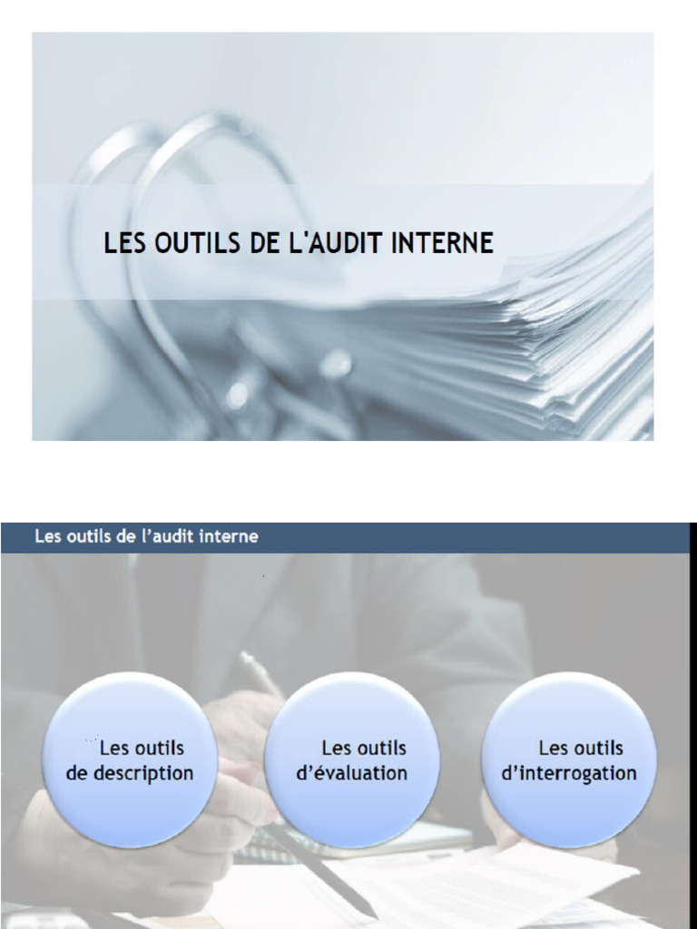 Cour Final Outil Audit | PDF | Contrôle interne | Audit