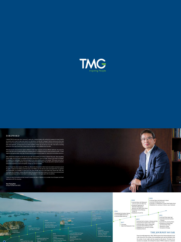 TMG welcomes you | PDF | Vietnam | Hotel