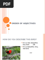 Order of Adjectives: Nosascomp | PDF | Adjective | Noun