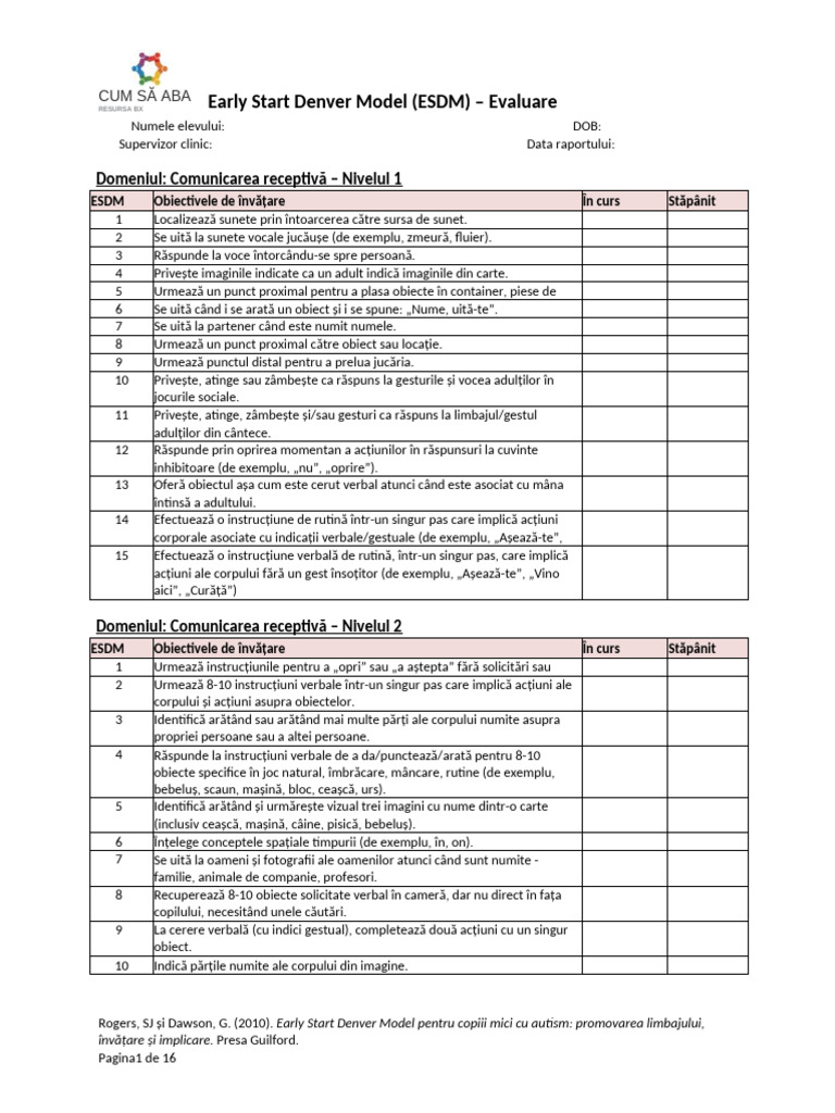 Evaluarea ESDM | PDF