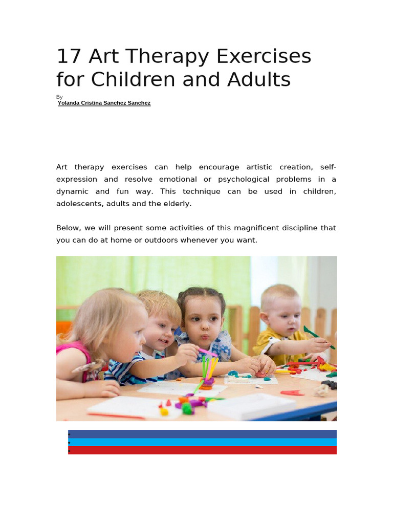 17 Art Therapy Exercises for All Ages | PDF | Psychotherapy | Art Therapy
