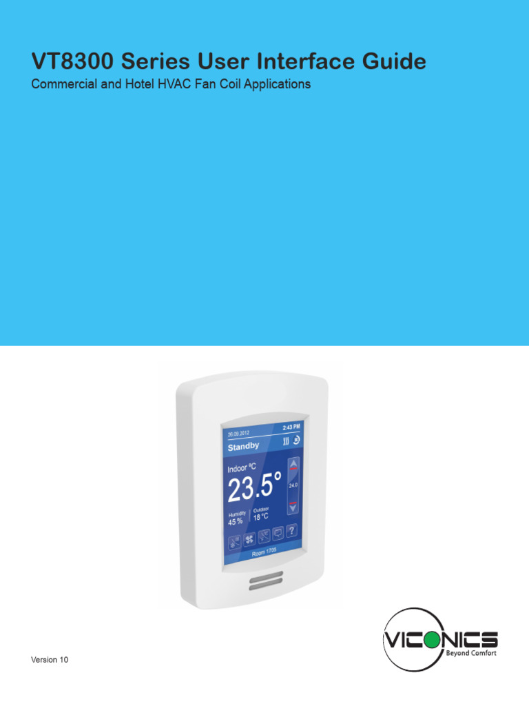 Viconics VT8300 Series User Interface Guide | PDF | Computer Network ...