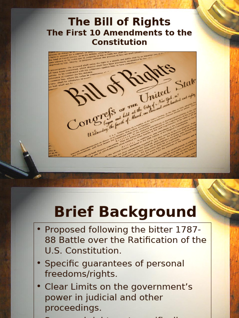 Bill of Rights PPT | PDF | United States Bill Of Rights | Commerce Clause