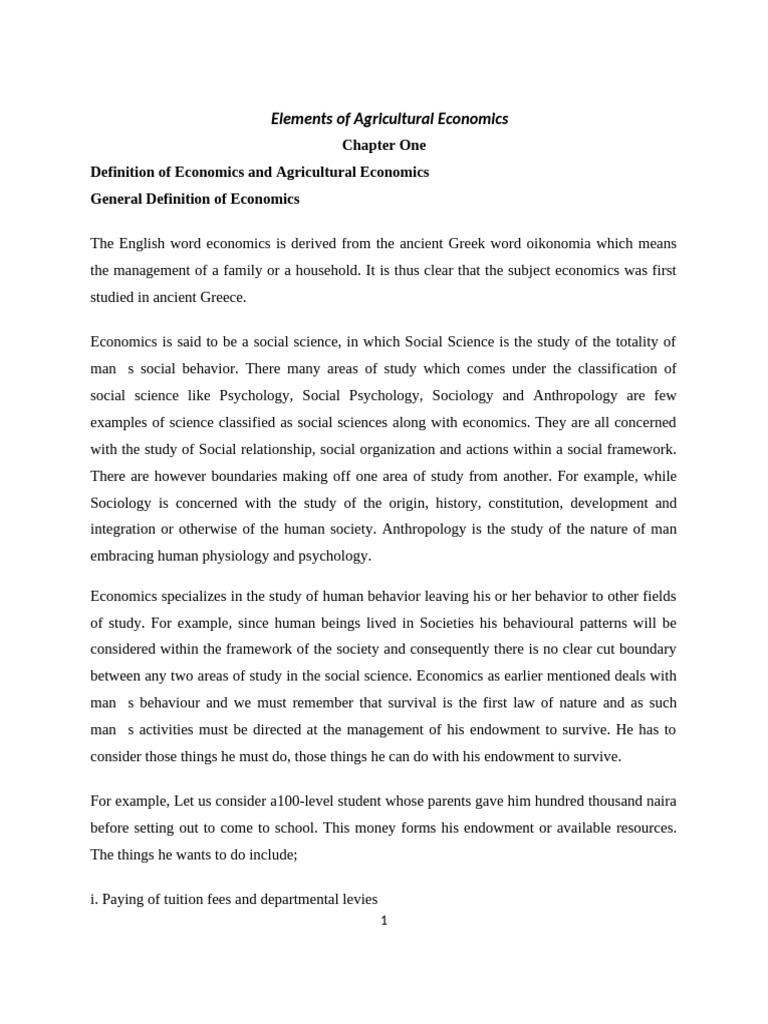 Agricultural Economics | PDF | Demand | Supply (Economics)