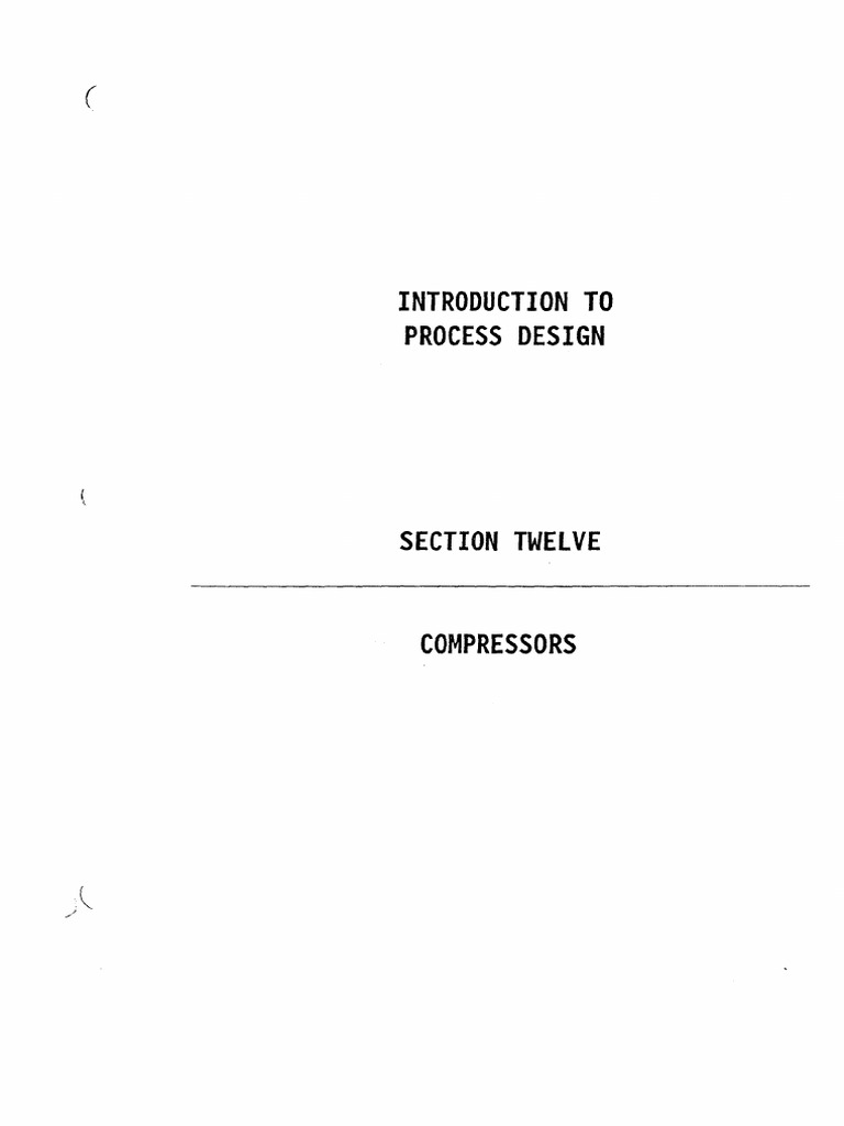 Uop 12 Compressors | PDF | Gases | Continuum Mechanics