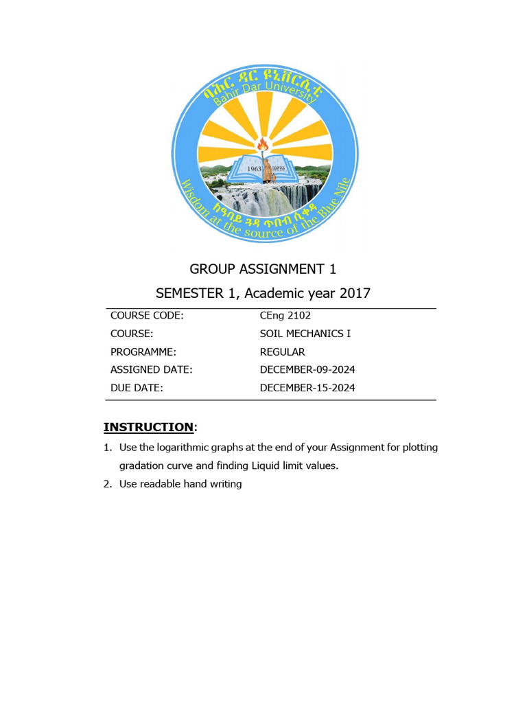 GROUP Assignment1 Cover Page | PDF