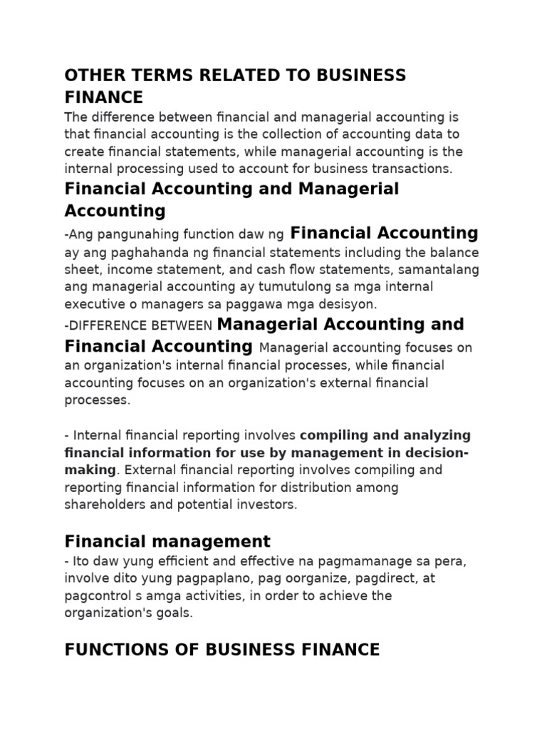 Other Terms Related To Business Finance | PDF | Equity (Finance) | Dividend