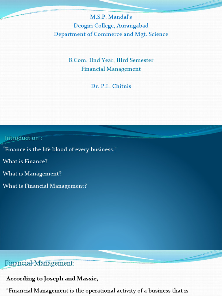 Introduction and Concept | PDF