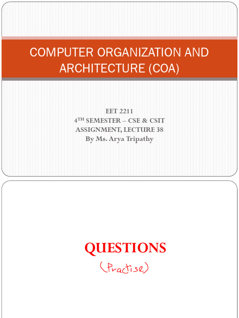 LECTURE 38 | PDF | Computer Data | Computing