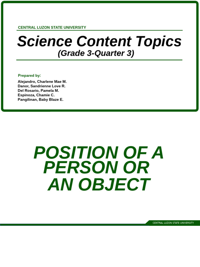 Grade 3_Quarter 3 | PDF | Light | Physical Sciences