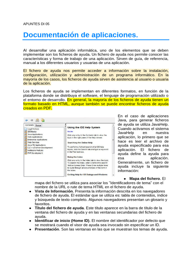 Apuntes Di 05 | PDF | Archivo de computadora | Java (lenguaje de ...
