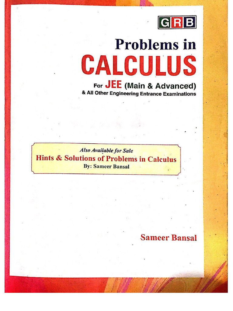 Sameer Bansal Calculas | PDF