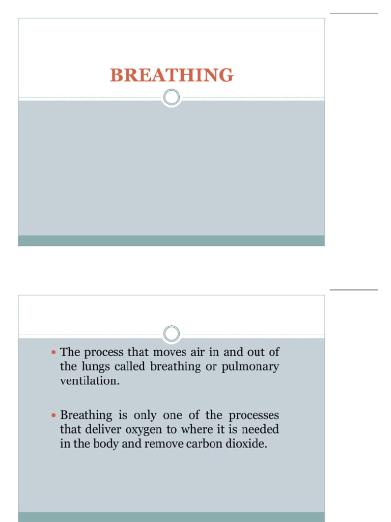 Breathing Exercise Ex.t | PDF