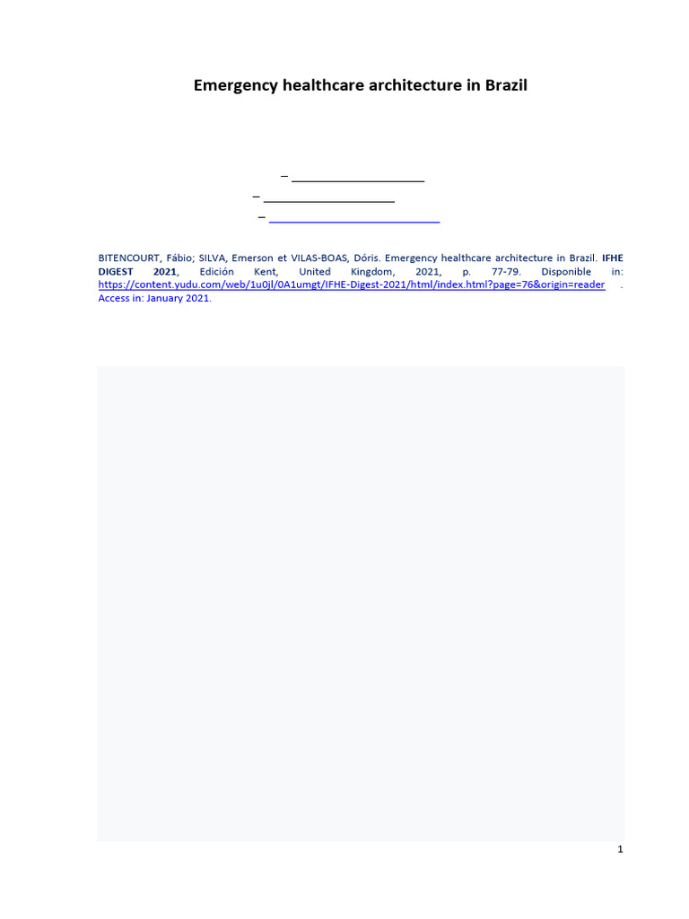 Urgent Solutions in Brazil - Brazil 2020 - Fabio. Doris. Emerson | PDF ...