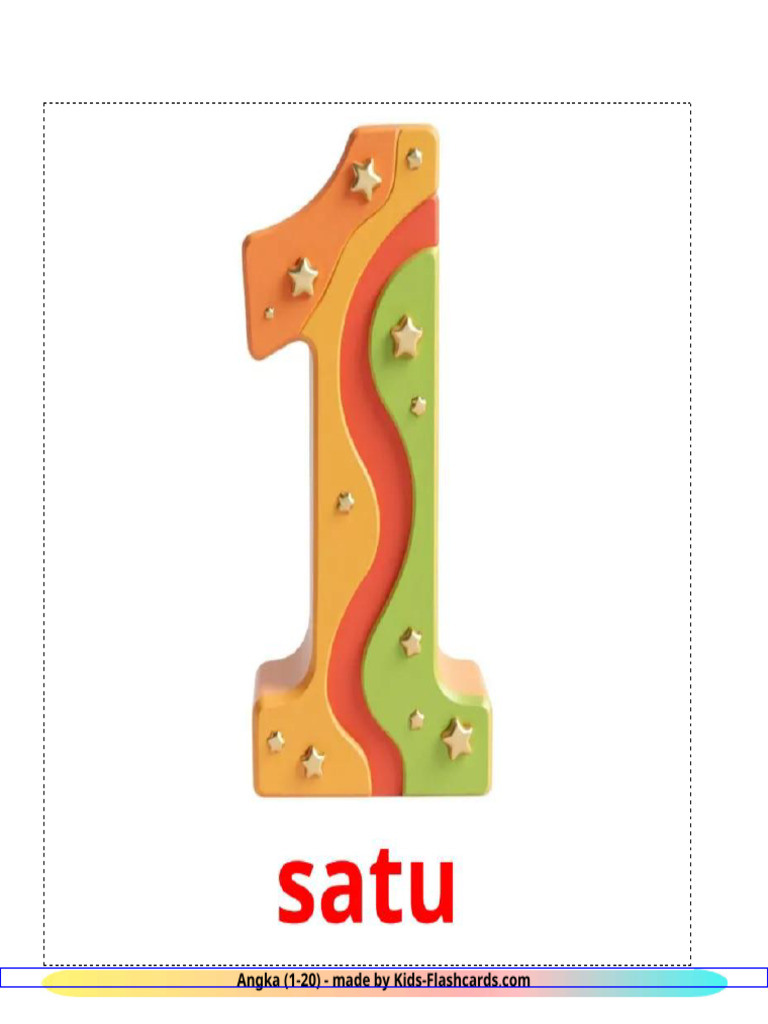 Angka (1 20) 1 Square | PDF