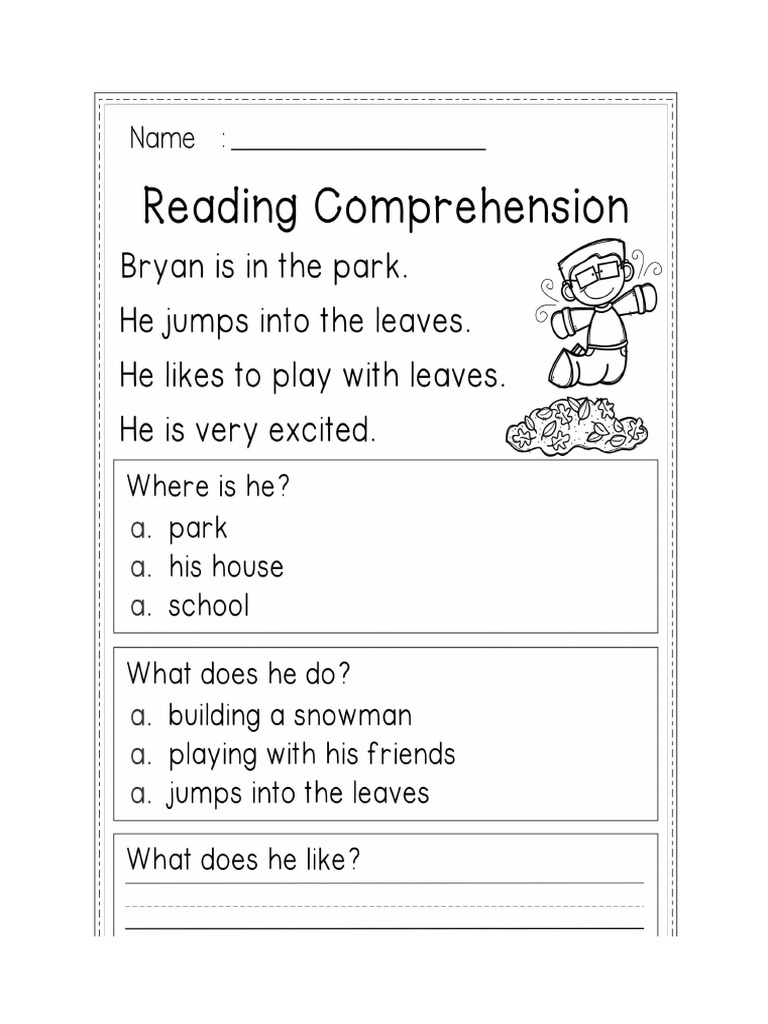 Comprehension | PDF