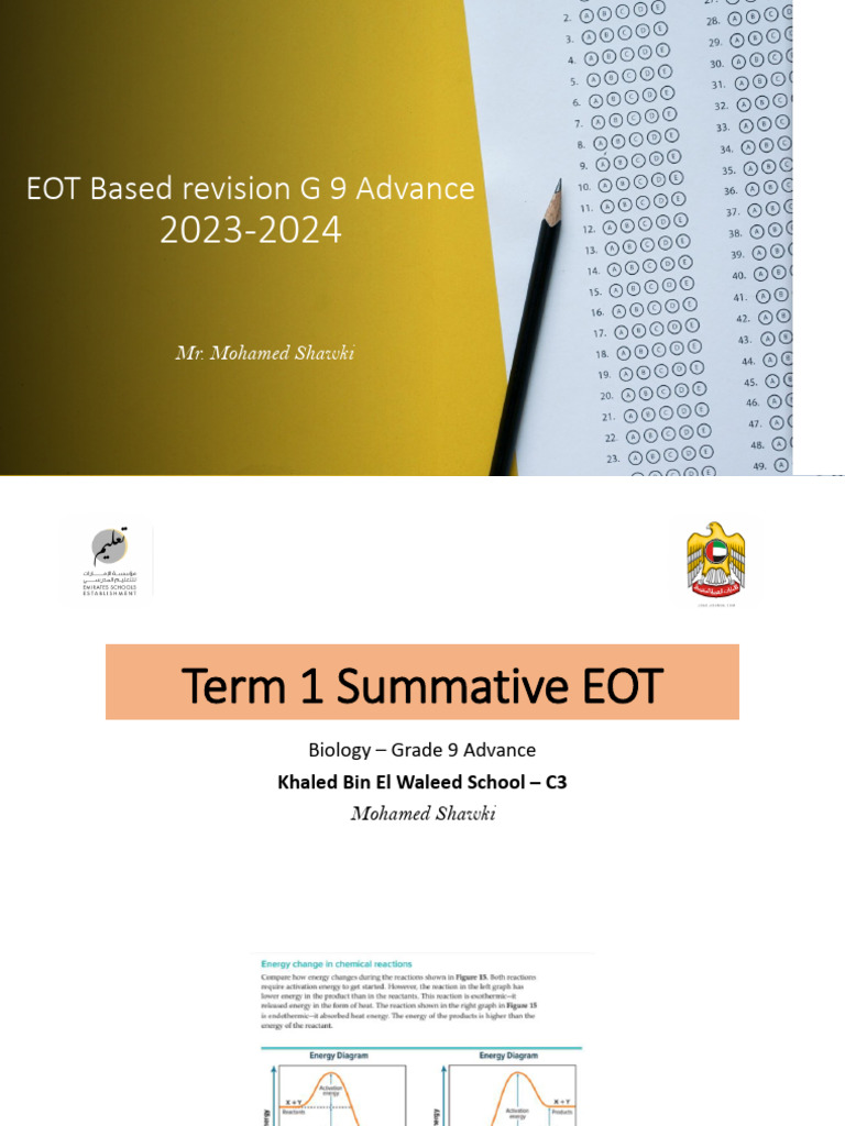 EoT1 Coverage G9 Adv Biology Inspire | PDF | Cell Membrane | Enzyme