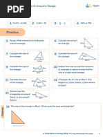 GCSE Area of Trapezium Questions | PDF | Area | Mathematics