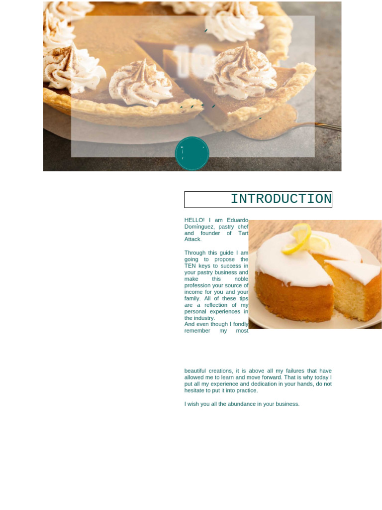 10 Keys to Success in Pastry Business | PDF | Doughnut | Desserts