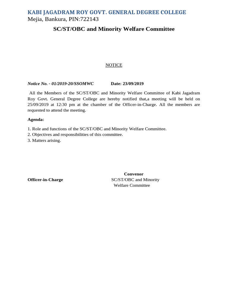 Reports - SC ST OBC Minority Cell | PDF