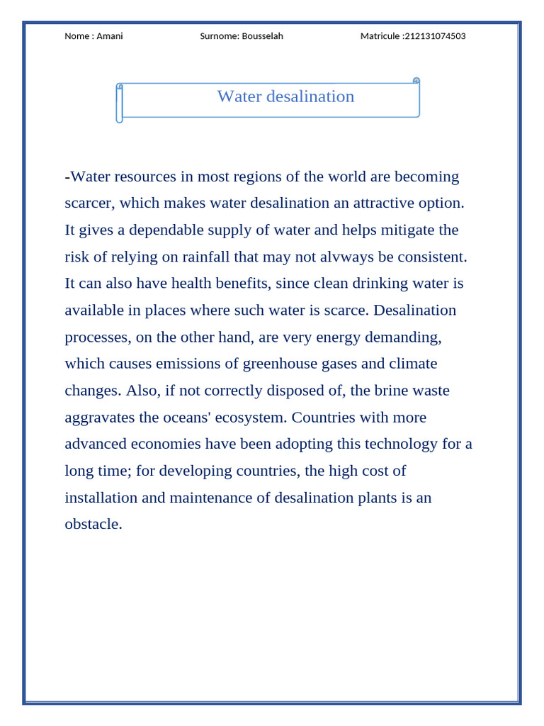 Writing2 Boussealh Amani | PDF