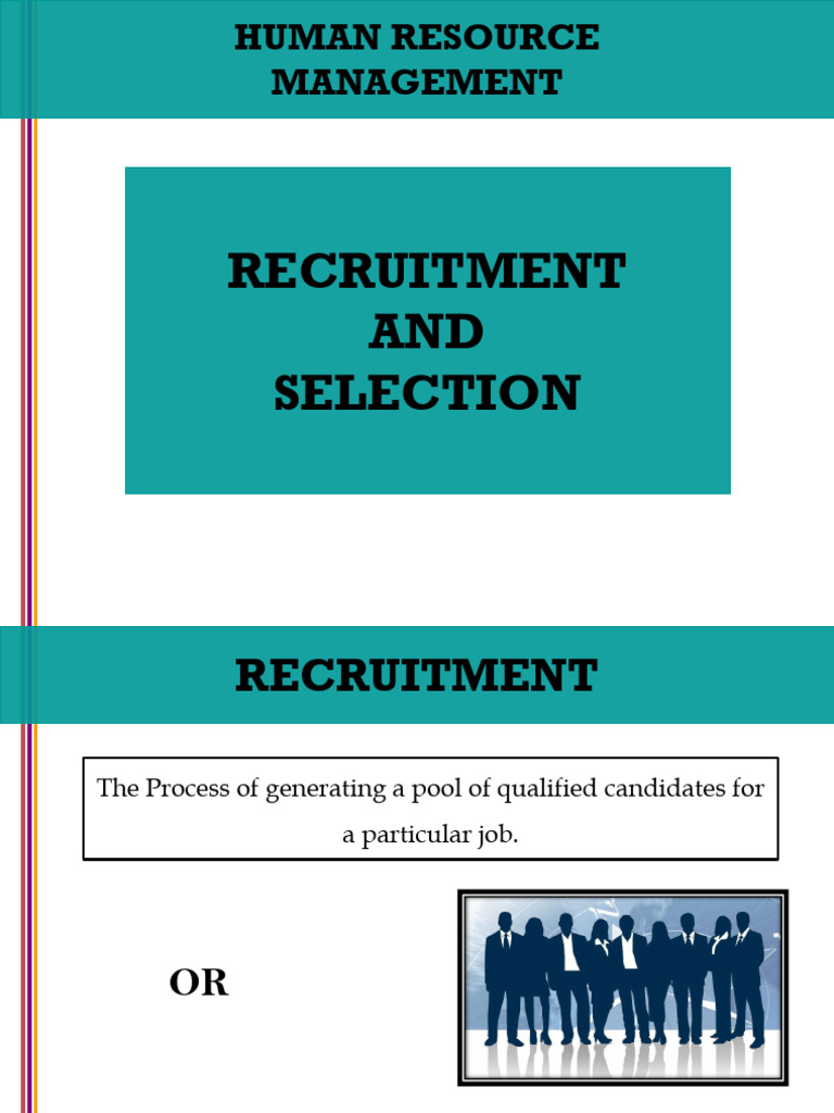 HRM C3 Rec & selection | PDF | Recruitment | Learning
