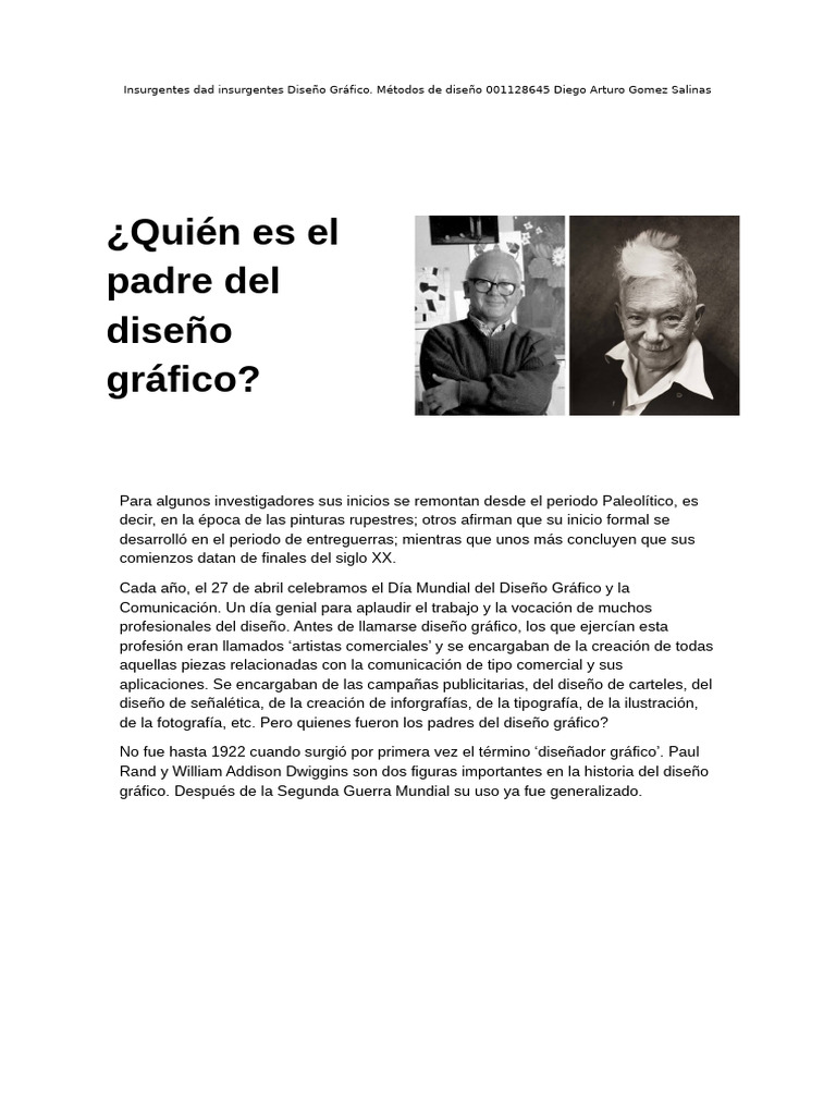 William Addison Dwiggins: Pionero del Diseño Gráfico | PDF | Diseño ...